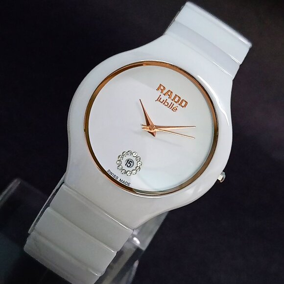 Rado | Accessories | Rado Jubil Quartz 36 Mm Ceramic Unisex Wristwatch ...